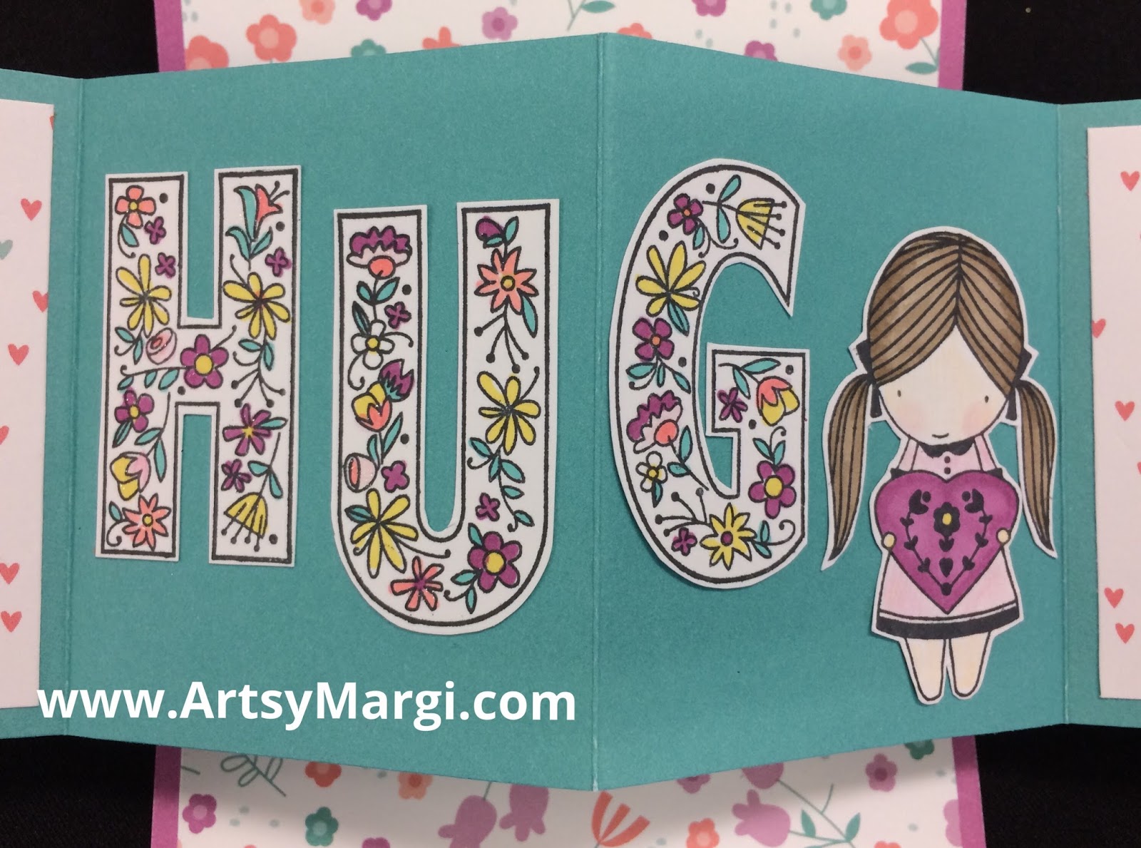 Artsy Margi : This Card is a Paper Hug AND it's a Twist and Pop card too!