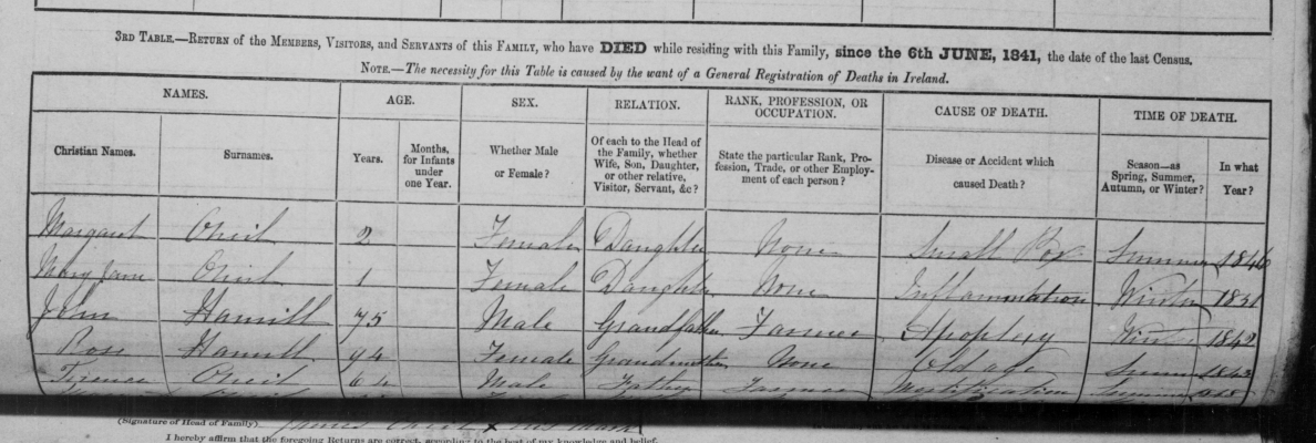 The 1851 census of Ireland