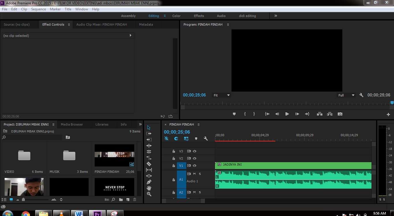 CARA MEMPERBAIKI TAMPILAN (layout) ADOBE PREMIERE PRO - DISOKI-ILMU