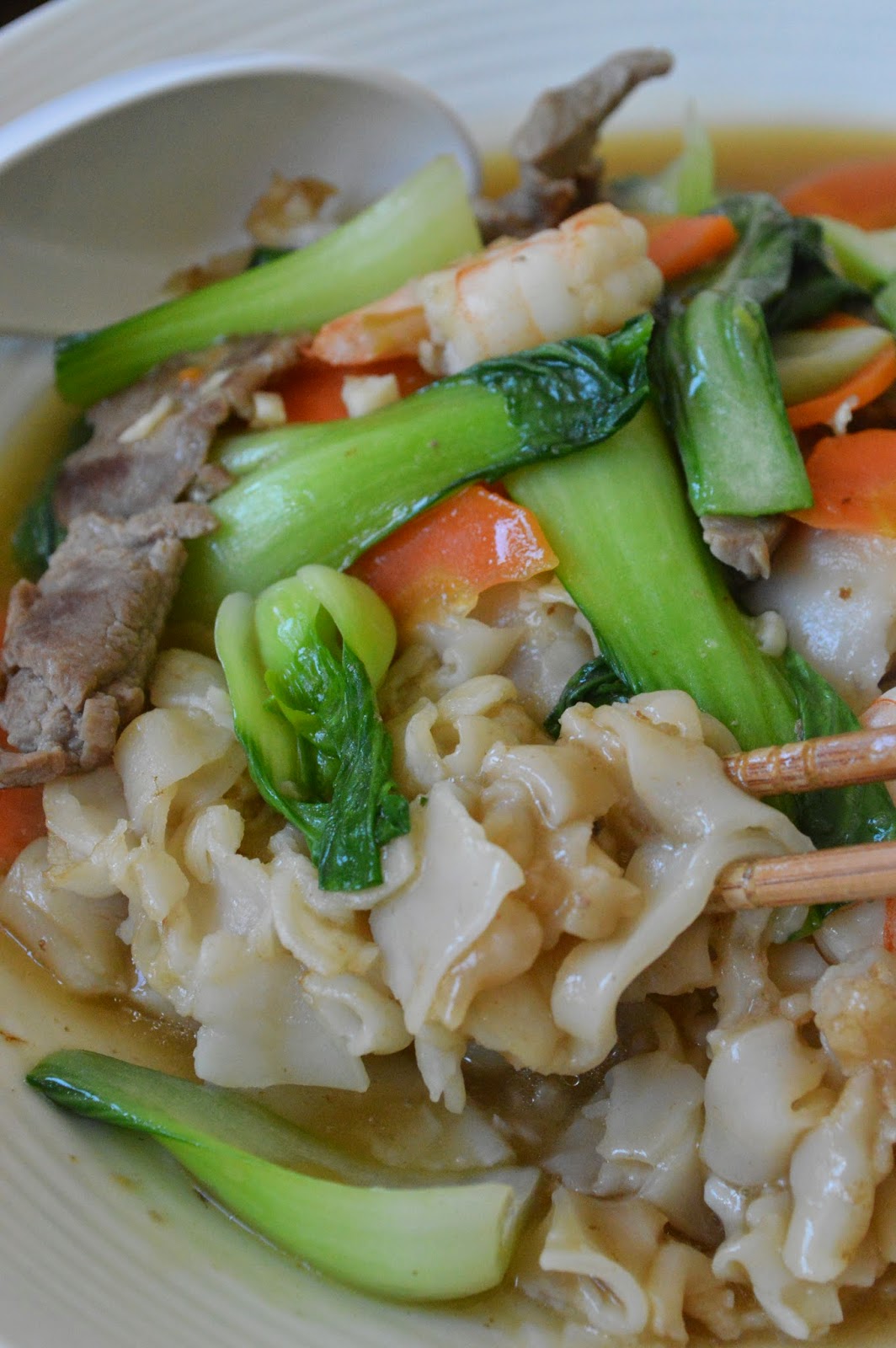DimSumptuous: Fried Hor Fun (Flat Rice Noodles) 炒河粉
