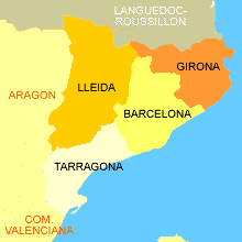 Cataluña Map Pictures and Information | Map of Spain Pictures and ...