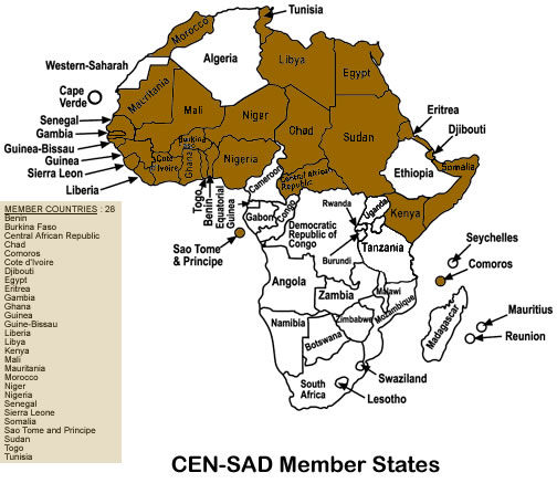 ΦΩΤΑΥΓΕΙΑ : What is CEN-SAD? The Community of Sahel-Saharan States (CEN ...