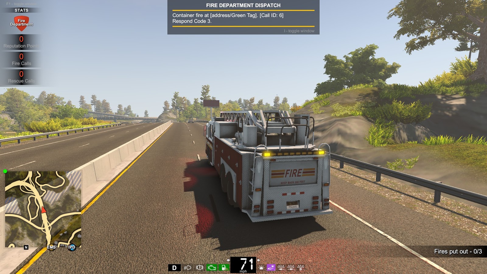 Flashing Lights, Emergency Response Simulator, fire department ...