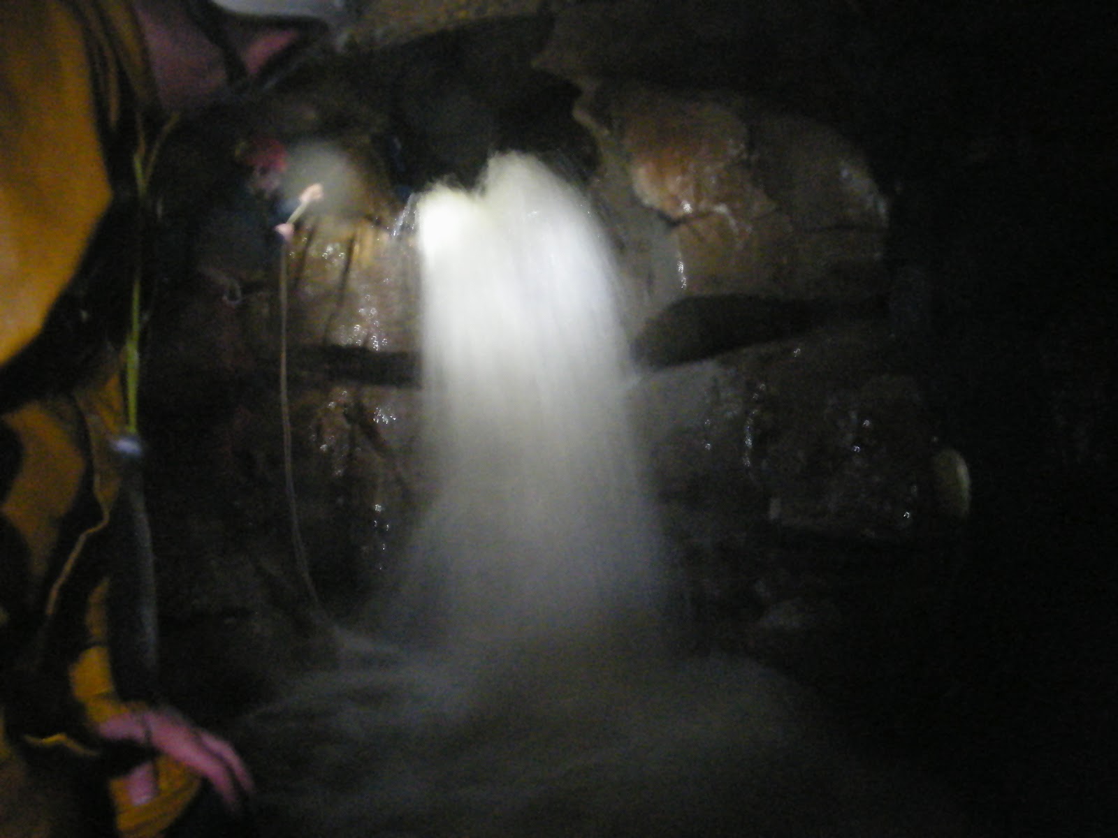 Mal & Marion Tabb: Caving: Plenty of water in Upper & Lower Long Churns