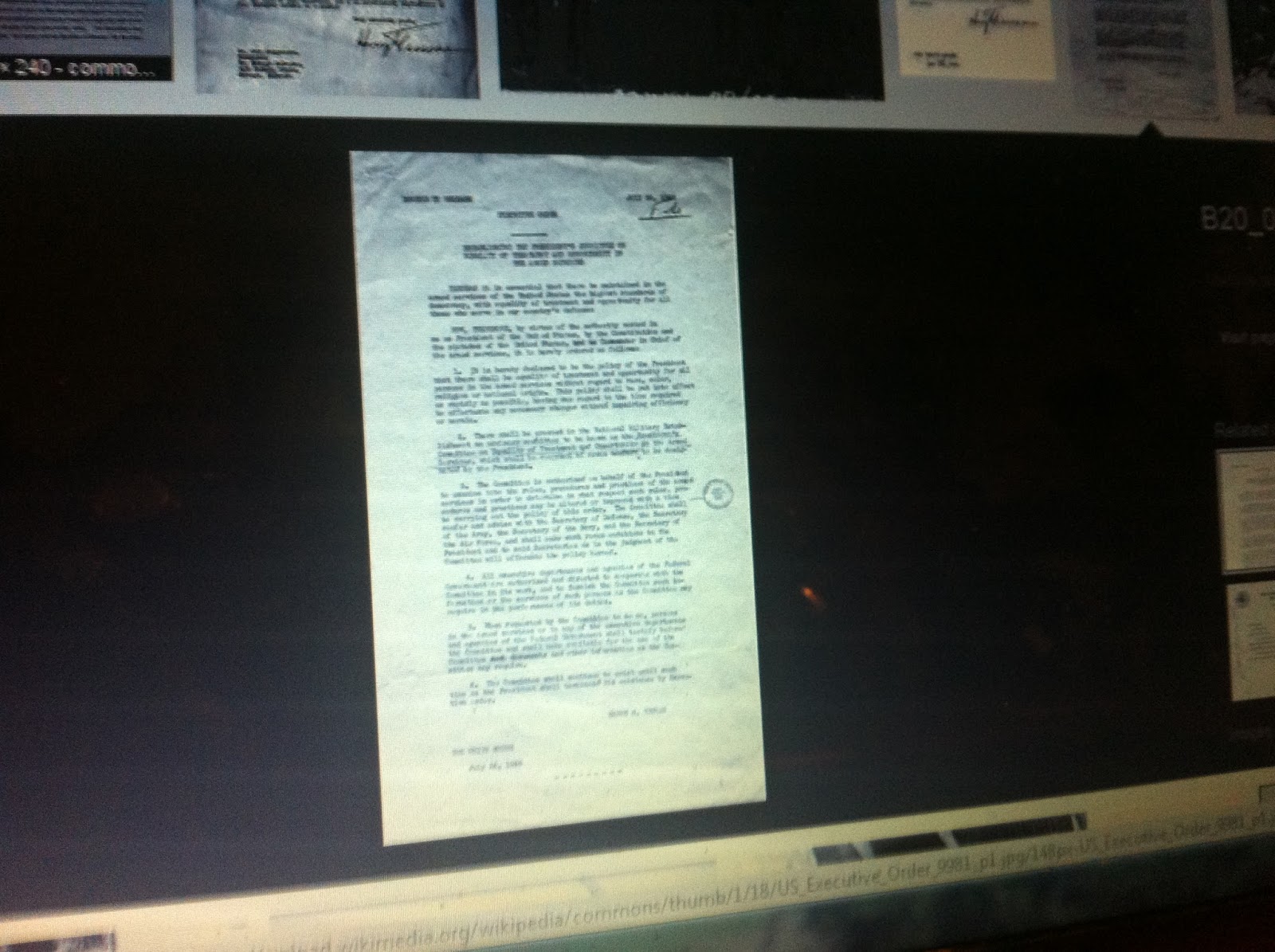 THE BLACK SOCIAL HISTORY:: BLACK SOCIAL HISTORY : EXECUTIVE ORDER 9981 ...