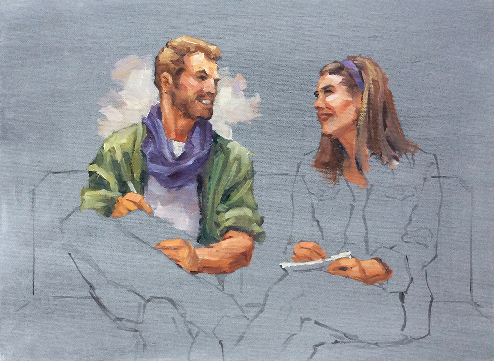 TOM BROWN FINE ART: WORKSHOP DEMO by TOM BROWN