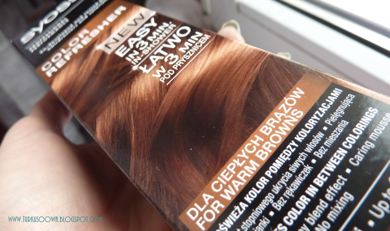 Turkusoowa Beauty Blog: Syoss Color Refresher-odświeżacz koloru