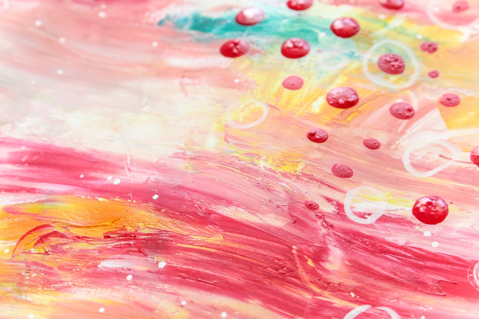 Shimmerz Paints: Abstract Finger-painting using AcriTonez and Pastes ...