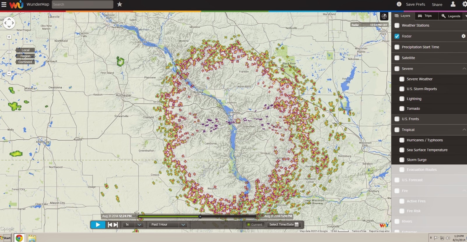 I found this weird radar anomaly. Can someone tell me what it is? : r ...