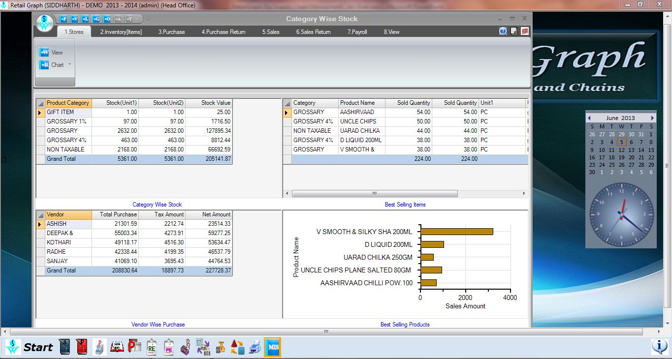 SWIL - RetailGraph: RetailGraph Software for Department Stores