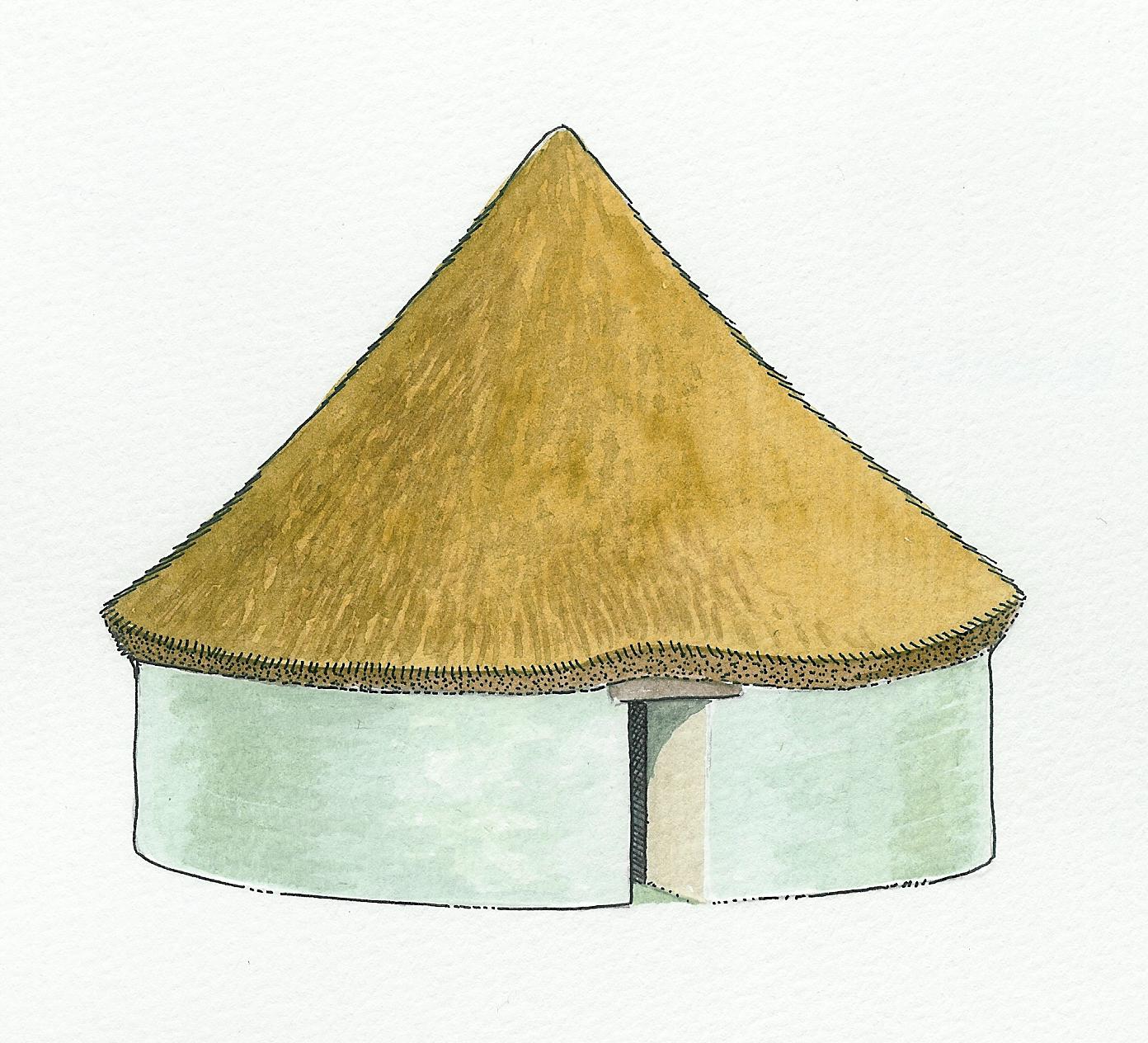 Como dibujar una choza - Imagui