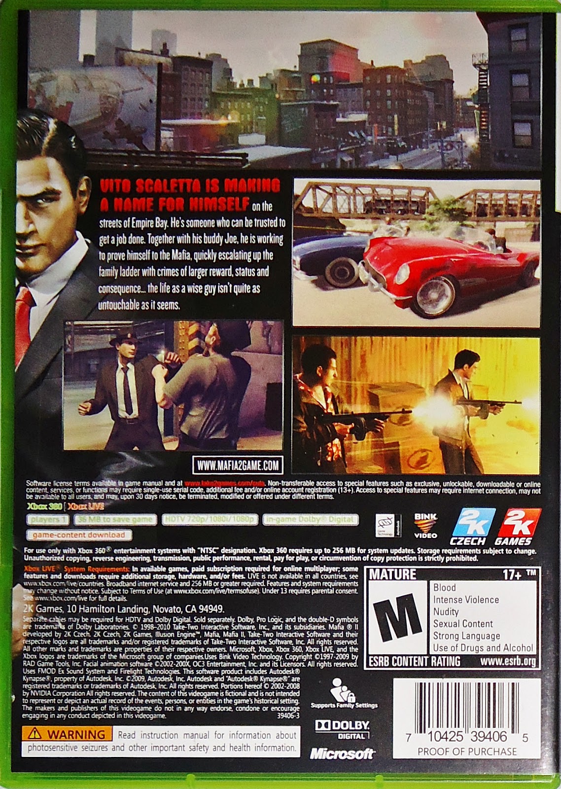 My Collection: Mafia II (Xbox 360)