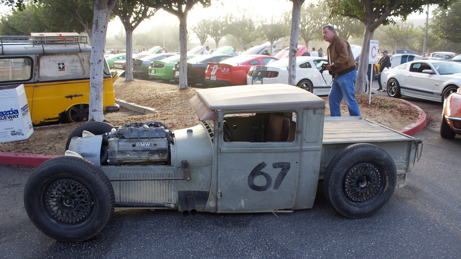 MVenturasCarChannel: BMW Powered Rat Rod at Cars and Coffee Irvine