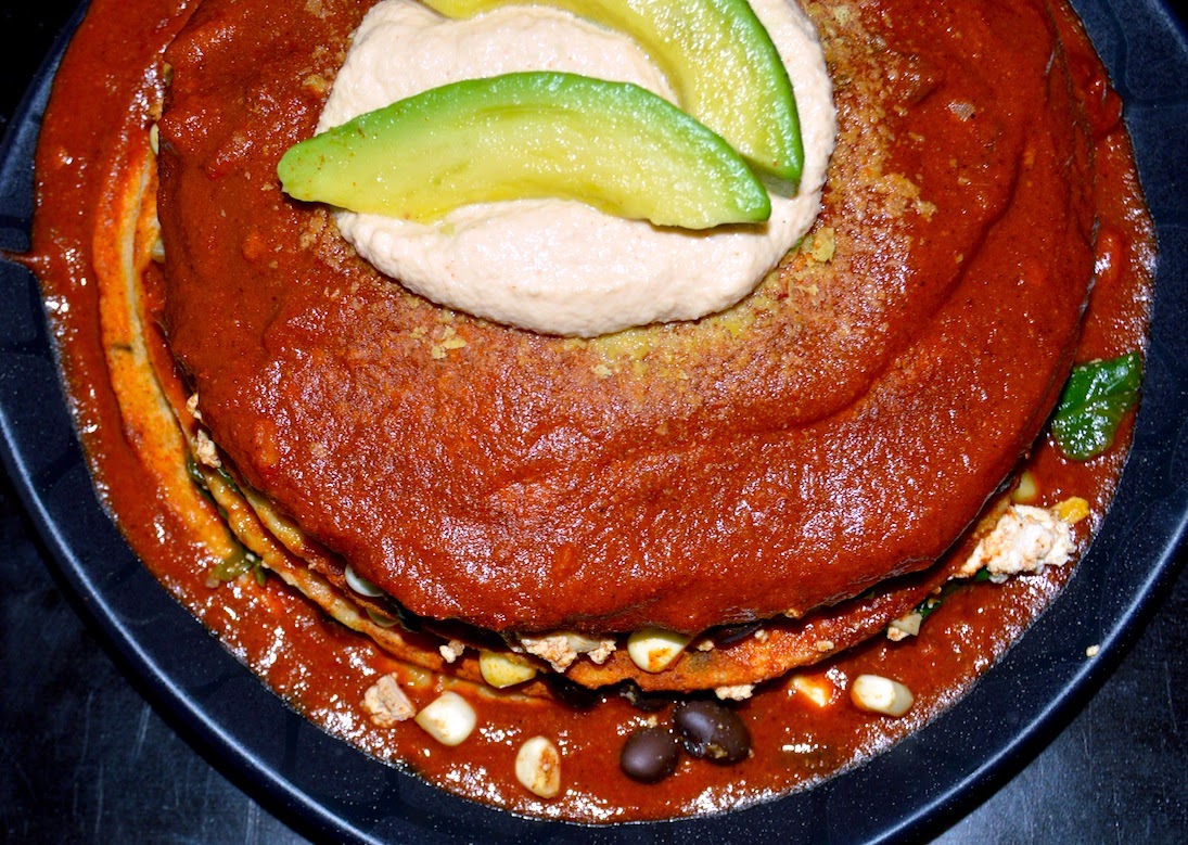 Nommy Vegan: Vegan Enchilada Stack