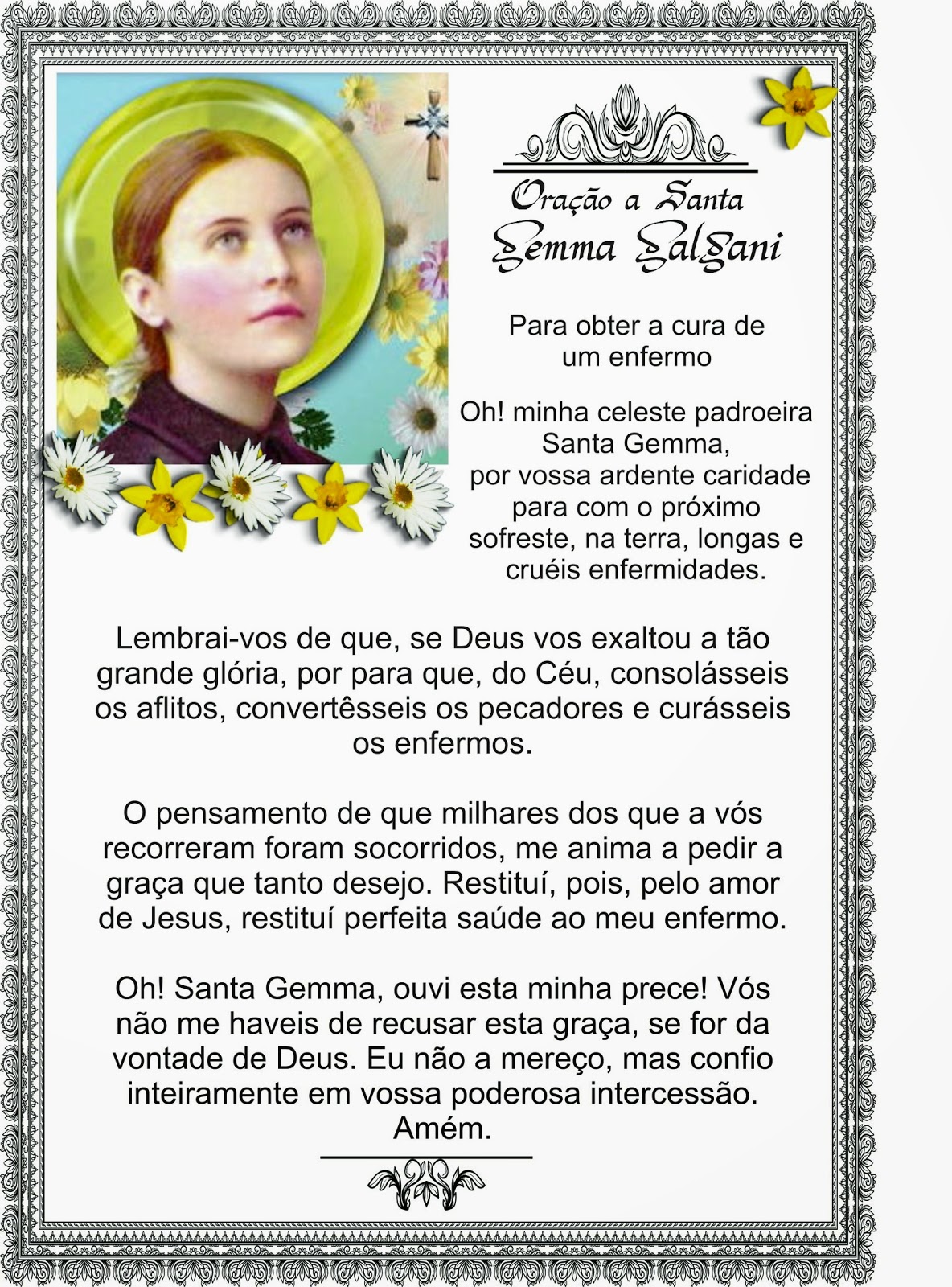 Catequese na Net: Santa Gemma Galgani - 11 de abril
