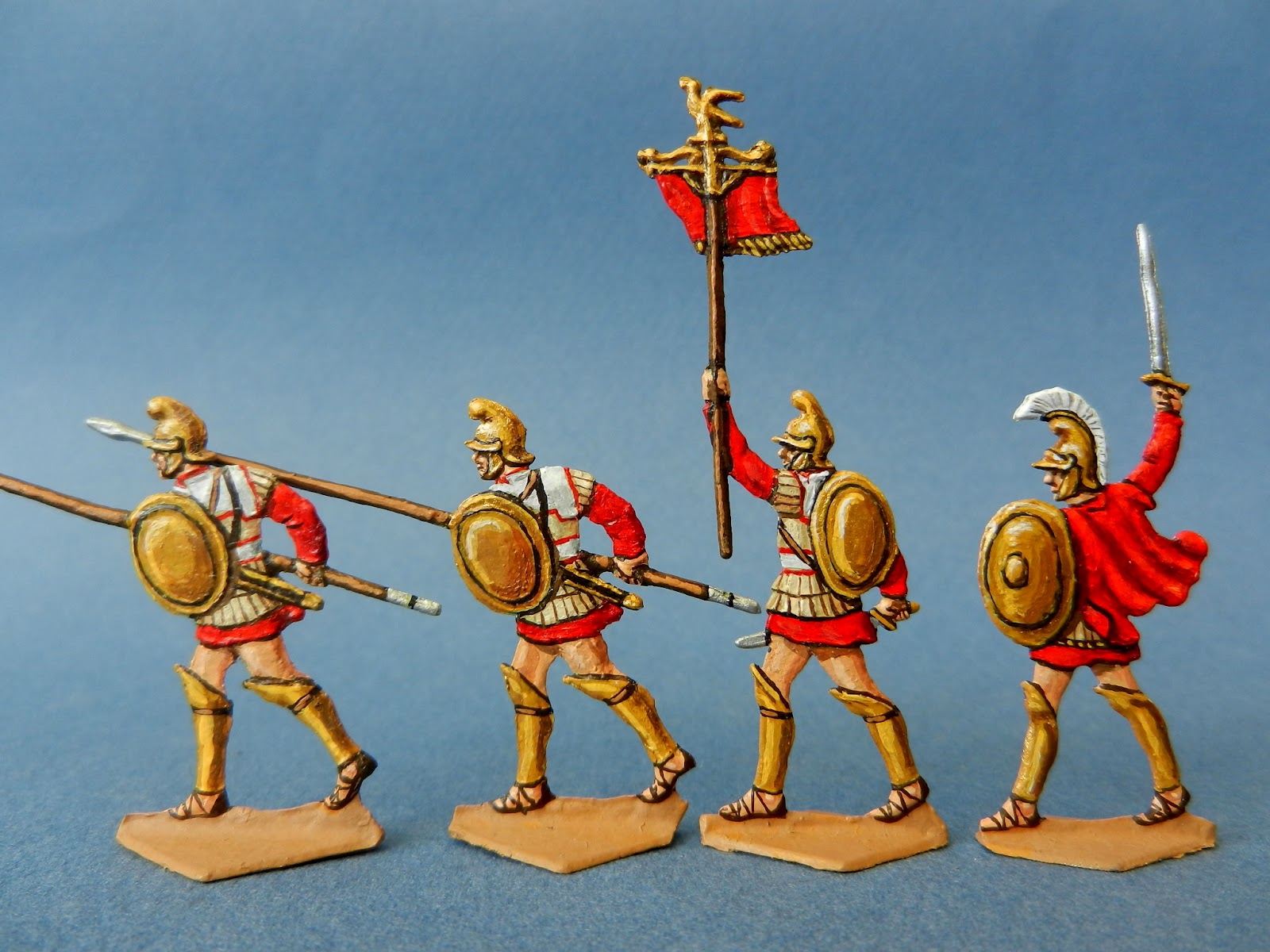 Castles of Tin: Heinrichsen Macedonian Infantry - 30mm Flats