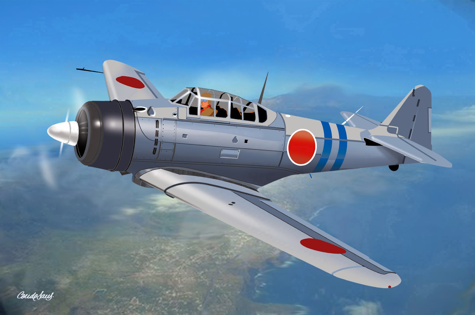 cromos m. conde: MITSUBISHI A6M ZERO