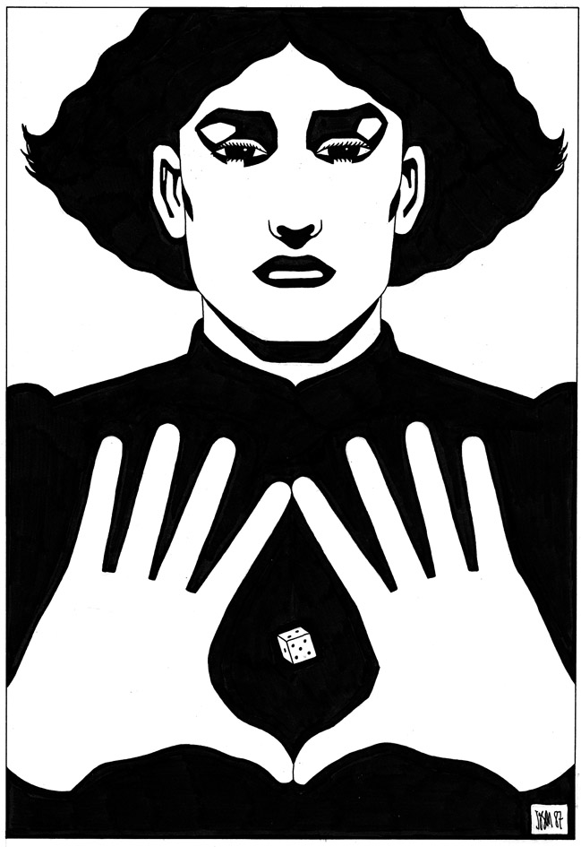 Ink hard: Another late 80s drawing