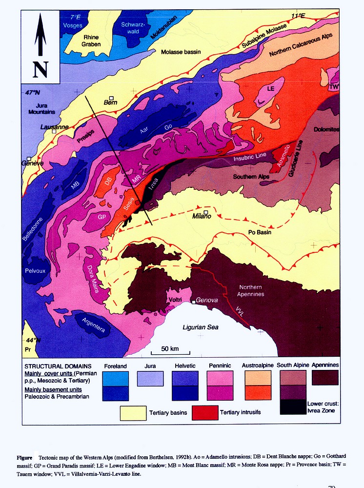 L'angolo della Geologia: La Linea Insubrica - Geologia dell'Italia