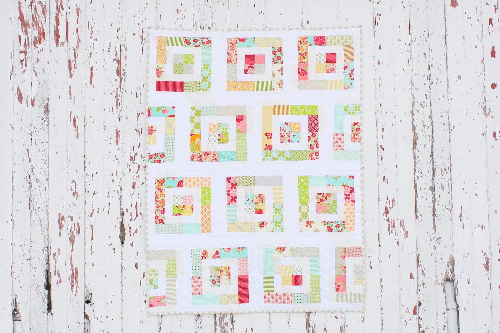 Canoe Ridge Creations: A Bonnie & Camille Color Pop Baby Quilt | # ...