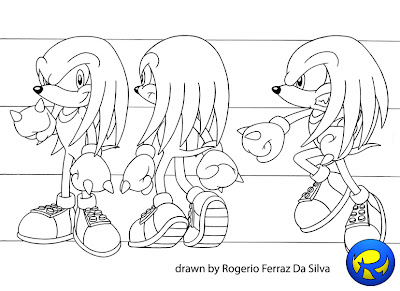 Portfólio de Rogerio Ferraz da Silva: Knuckles Model Sheet
