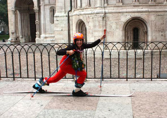 CICLISMO IN ROSA: CONCETTA BONALDI ns inviata speciale si Laurea a Trento
