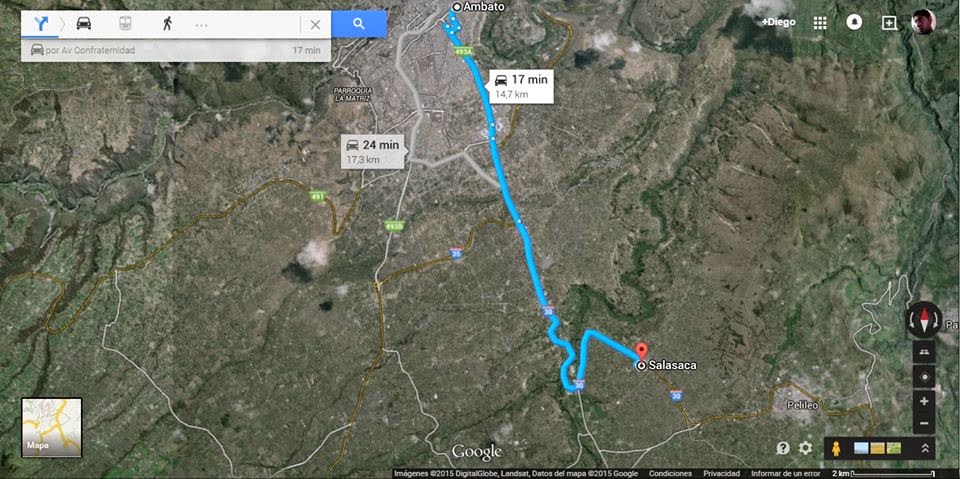 SALASACA: Ubicación