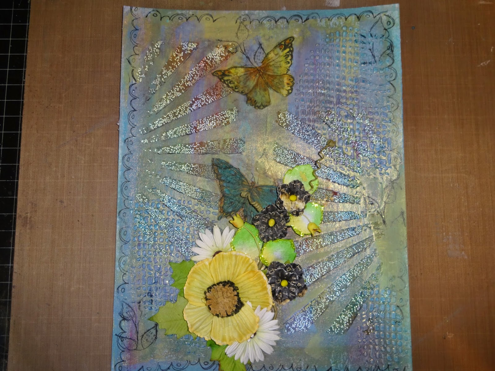 The Scrapping Bug: Mixed Media Album Cover