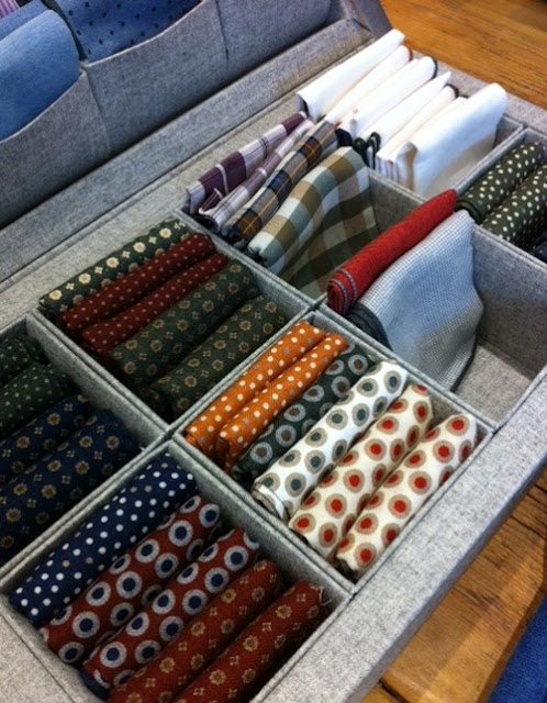The Honey Press: A very cool way to store pocket squares