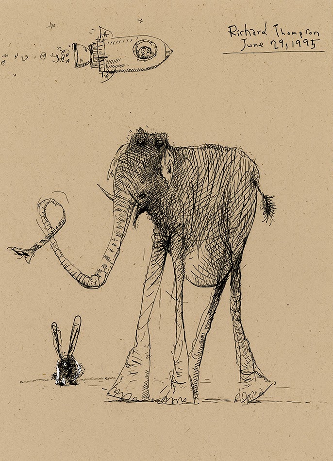 ILLUSTRATION ART: THE SKETCHES OF RICHARD THOMPSON
