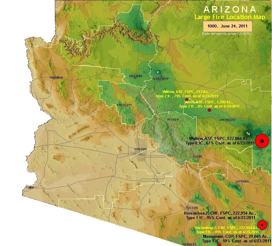 Arizona Geology: Arizona fire status web sites