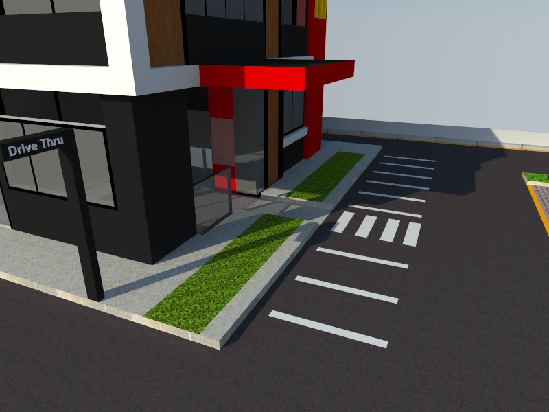 McDonald's Cibiru Bandung dalam Sketsa by Azis JS ~ Azisjs Blog ...