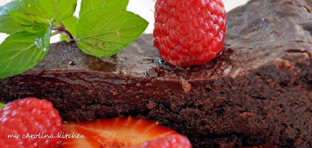 My Carolina Kitchen: Chocolate Cassis Cake to celebrate our 5th Blog ...