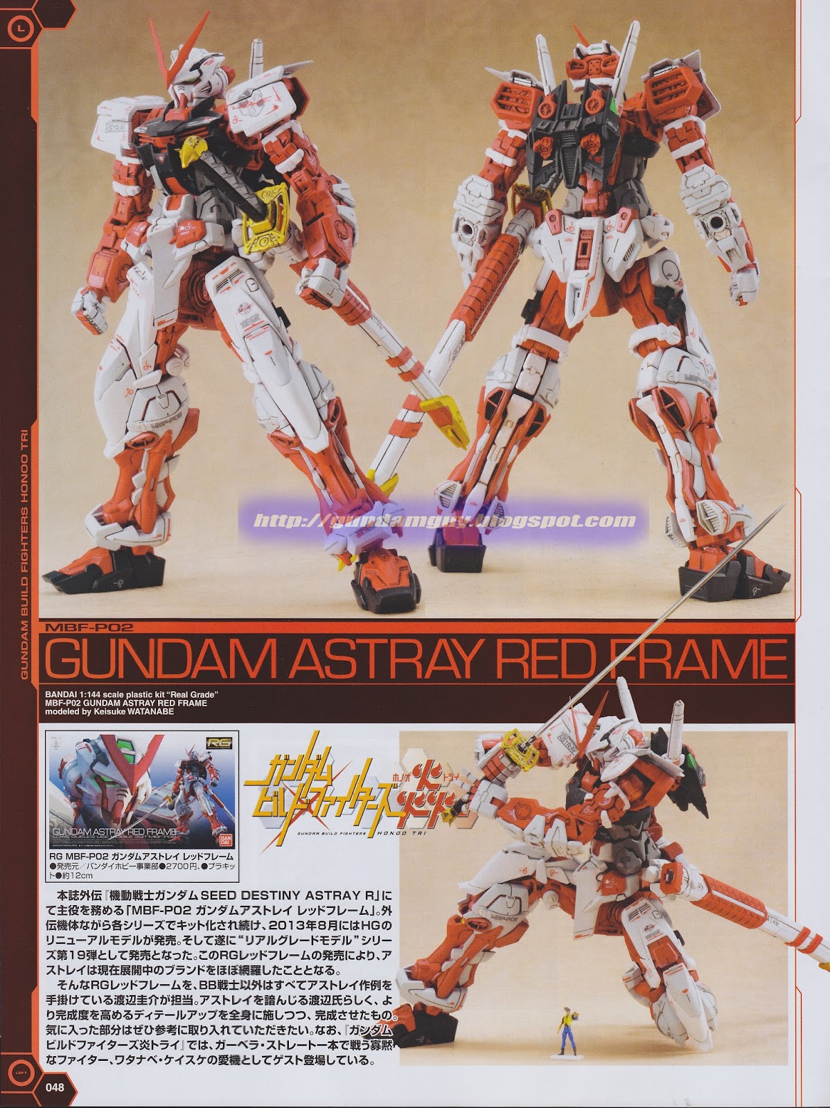 Gundam Family: RG 1/144 Gundam Astray Red Frame Painted Build