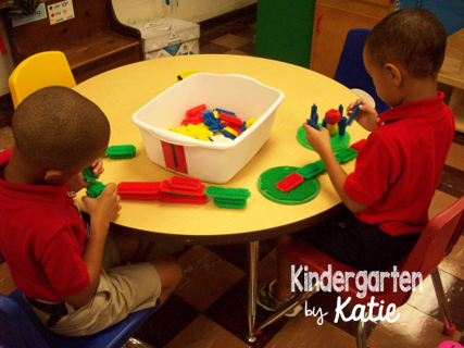 Kindergarten by Katie: All About Math Tubs