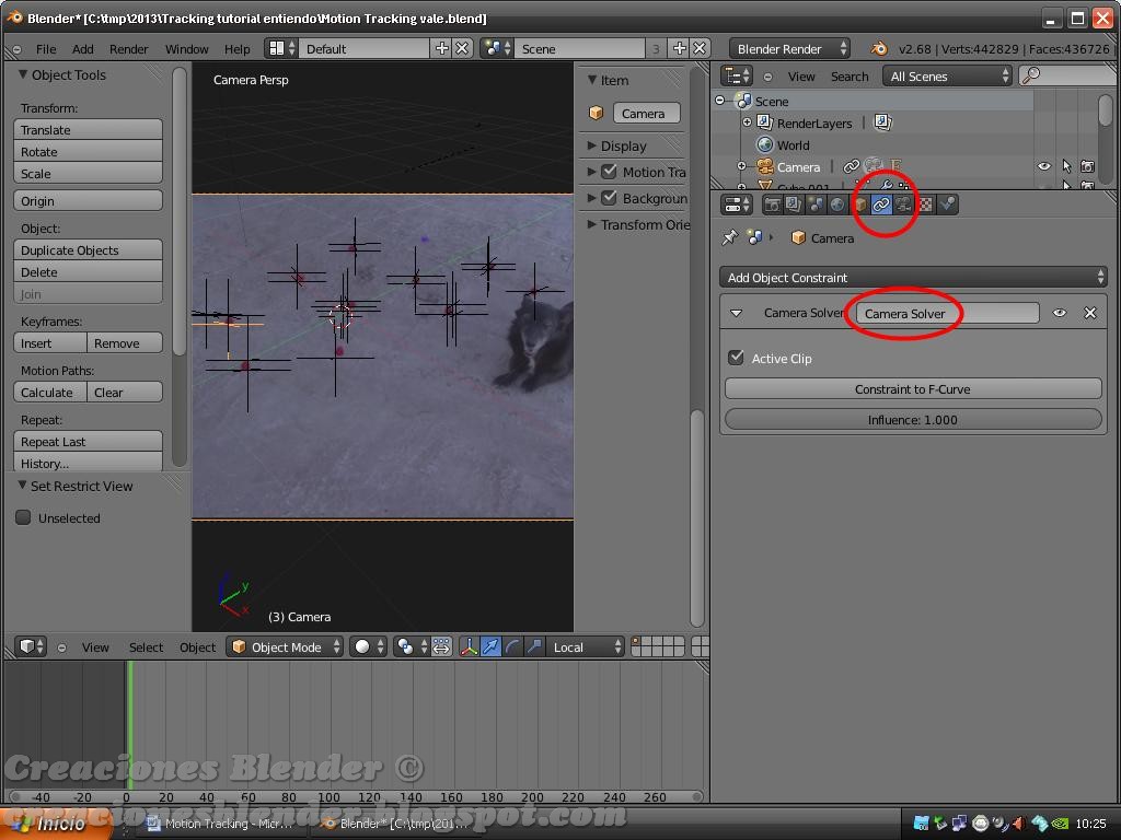 Creaciones Blender: Motion Tracking en Blender 2.68
