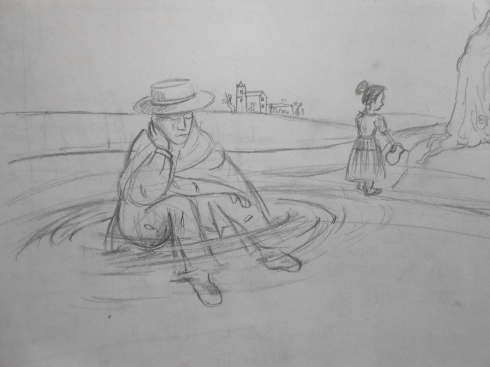 Curso de Ilustración 1 San Carlos 2013: Bocetos - Brenda Castrejón