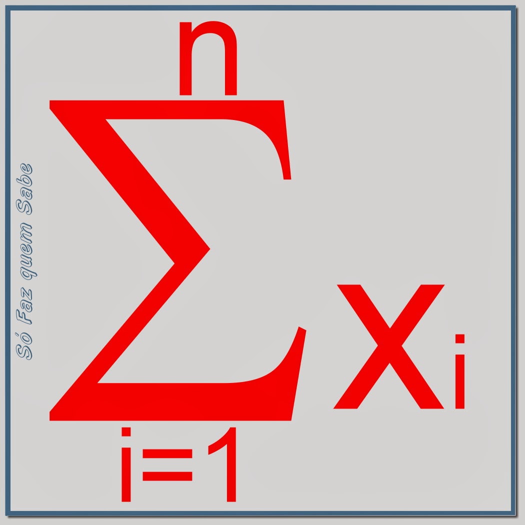 A Notação Sigma. Um símbolo para os somatórios definidos. - Só Faz Quem ...