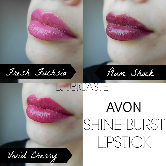 mela-e-cannella: Avon - Shine Burst lipsticks