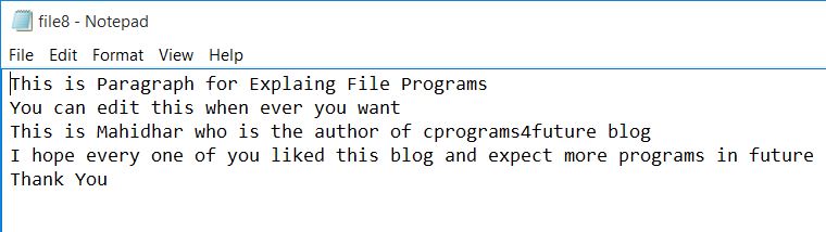 All C Programs: Program 207:To Copy text from one File to Another File