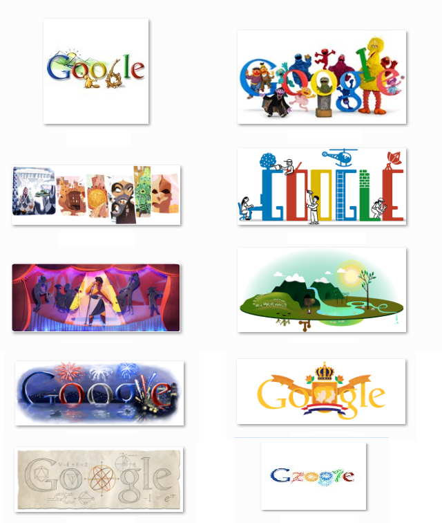 Temukan Koleksi Logo Google Sepanjang Masa - Harlona