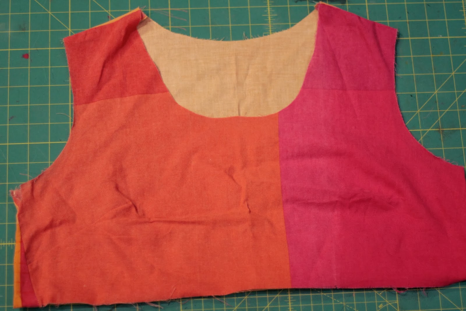 Grading up the Washi Dress pattern to a larger size