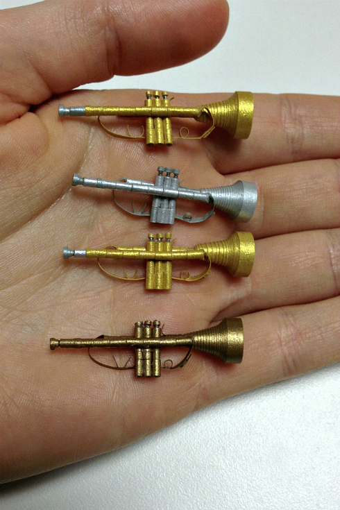 Remarkable 65 Piece Quilled Paper Orchestra