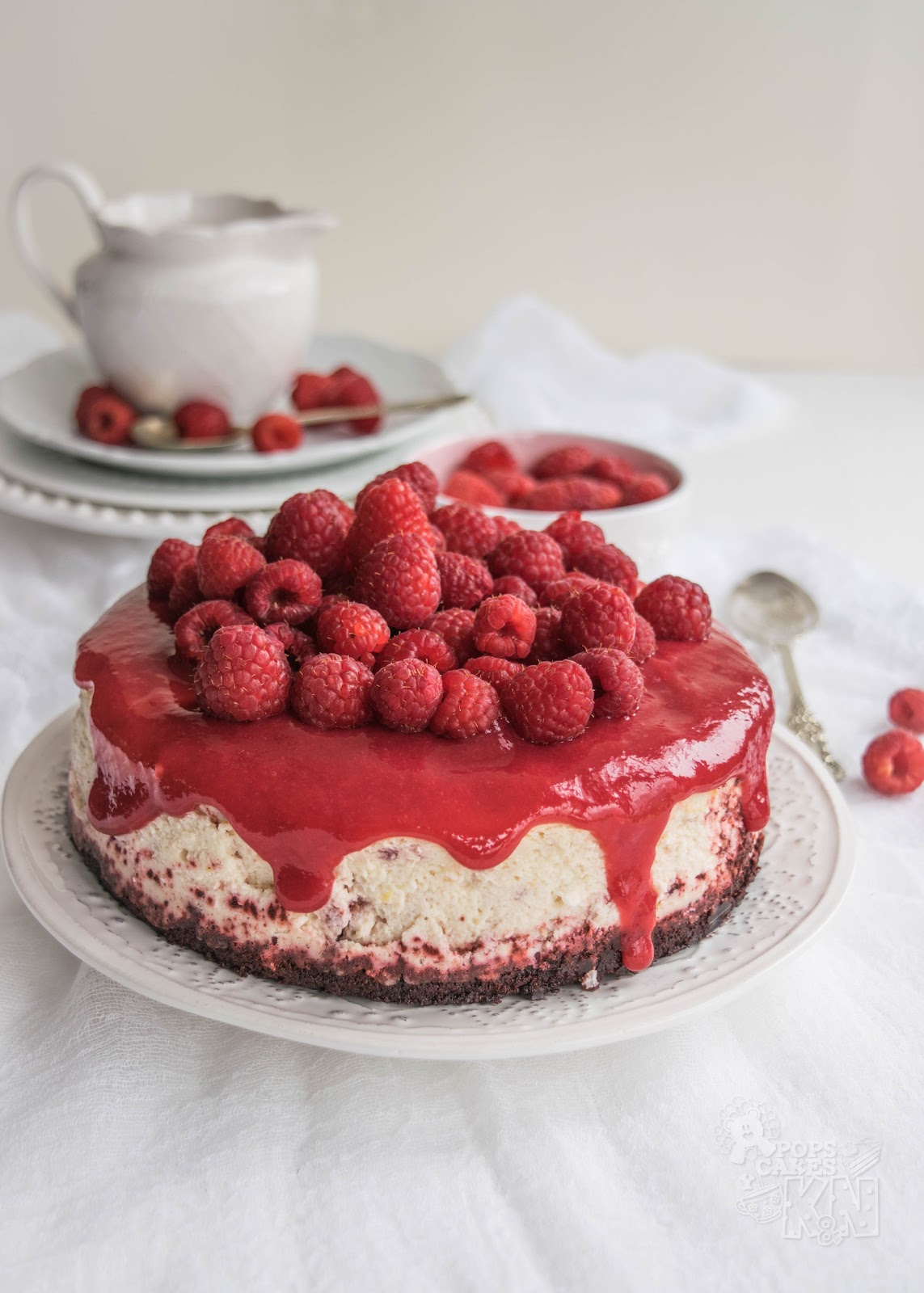 Cheesecake de Oreo y Frambuesas - Vanilla & Berries