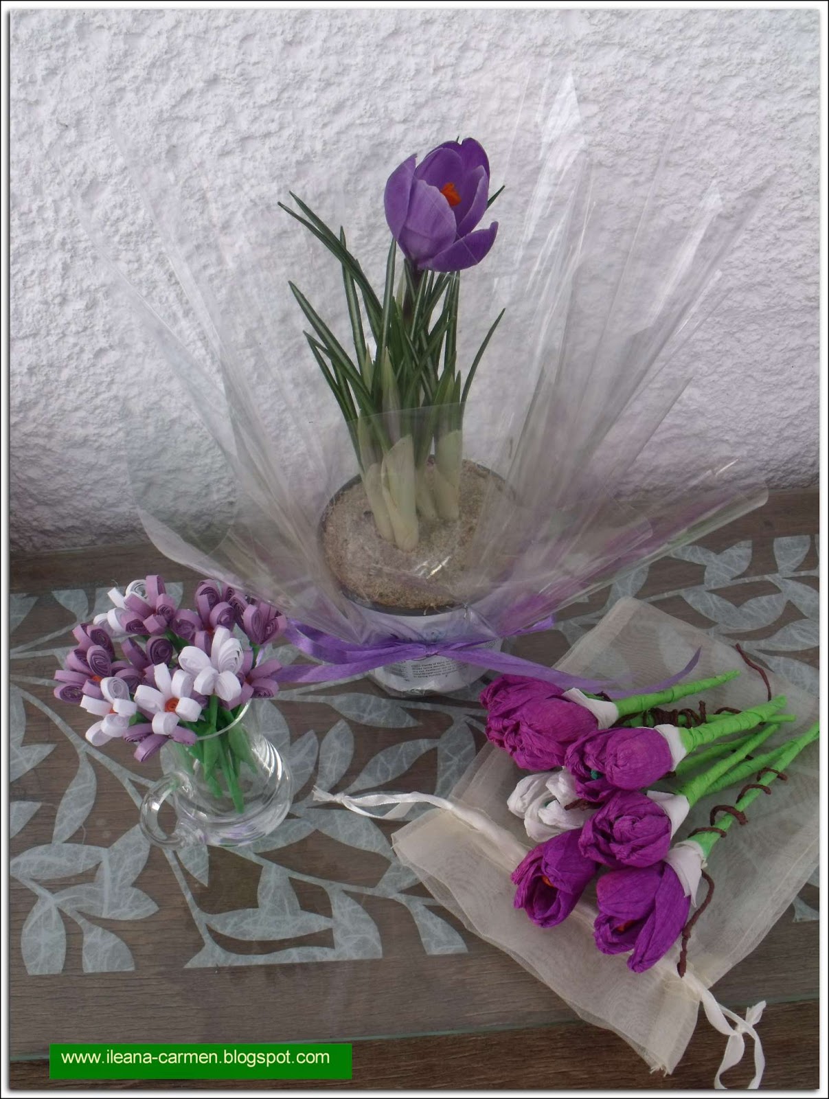hobbies: TUTORIAL - 3d Crocuses Made by Quilling Method