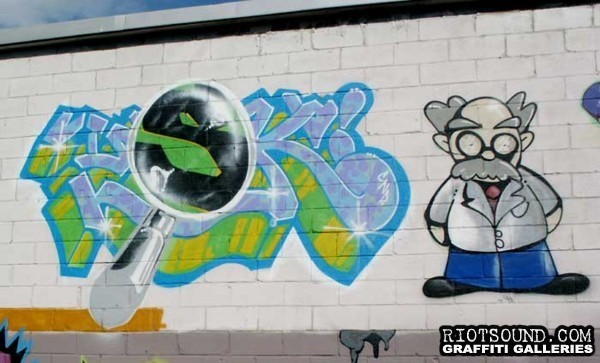 Wonderful Graffiti: 20 + Cartoon Graffiti Wall Picture