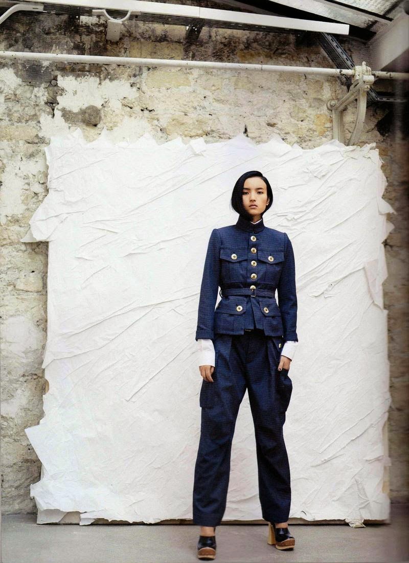 ASIAN MODELS BLOG: EDITORIAL: Lu Ping Wang in (China) SKP Magazine ...