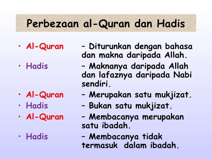 PERANAN AL-HADIS SEBAGAI SUMBER RUJUKAN DALAM BIDANG SAINS, TEKNOLOGI ...