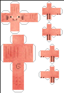 MineCraft PaperCraft Guide: Papercraft animals