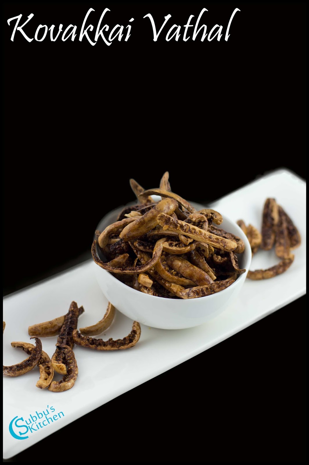 Kovakkai Vathal Recipe | Ivy Gourd Fryums Recipe | Dondakaya Vathal ...